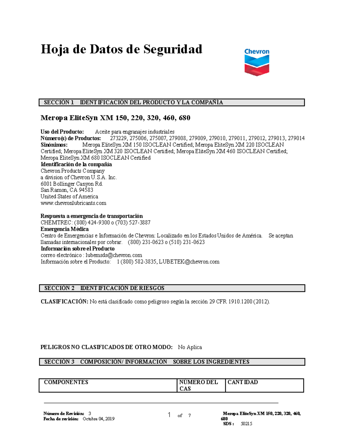 HDS Meropa Elite Syn XM 150 220 320 460 680 - - Studocu