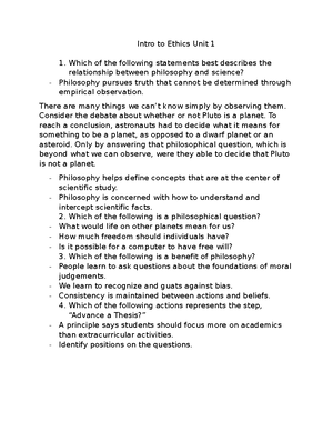 [Solved] Which of the following is a deductive argument a Richard works - Introduction to Ethics ...