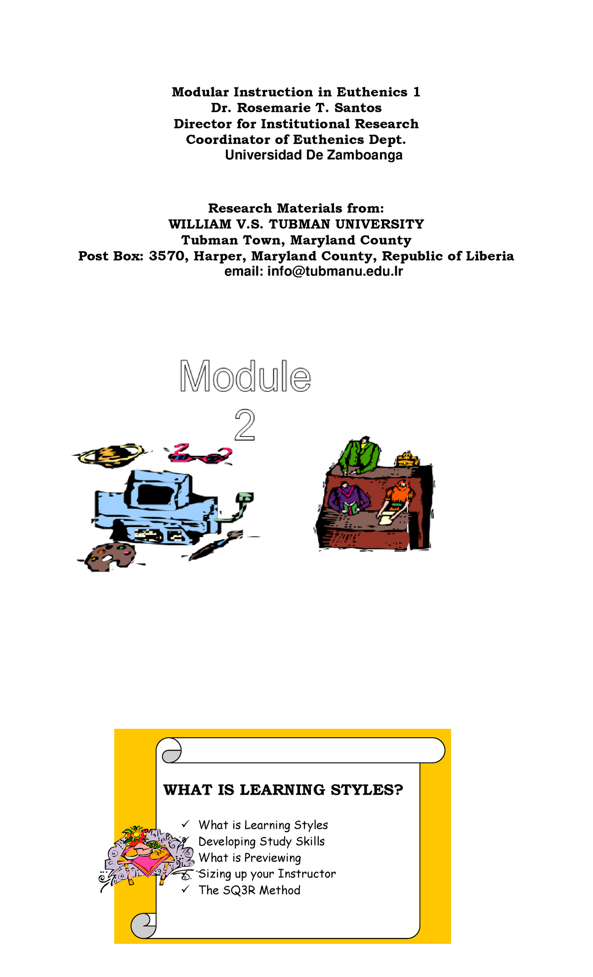 ESG Module 2 in social gatherings - Modular Instruction in Euthenics 1 ...