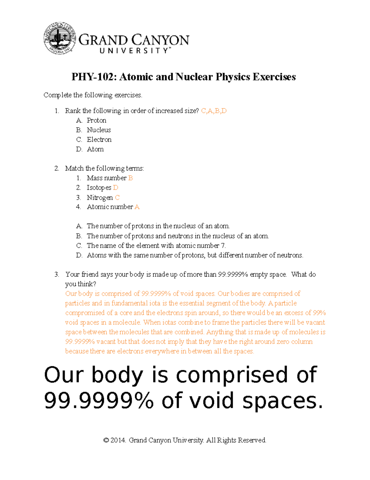 PHY 102 R Atomicand Nuclear Physics Exercises - Atomic and Nuclear Physics Exercises Complete ...
