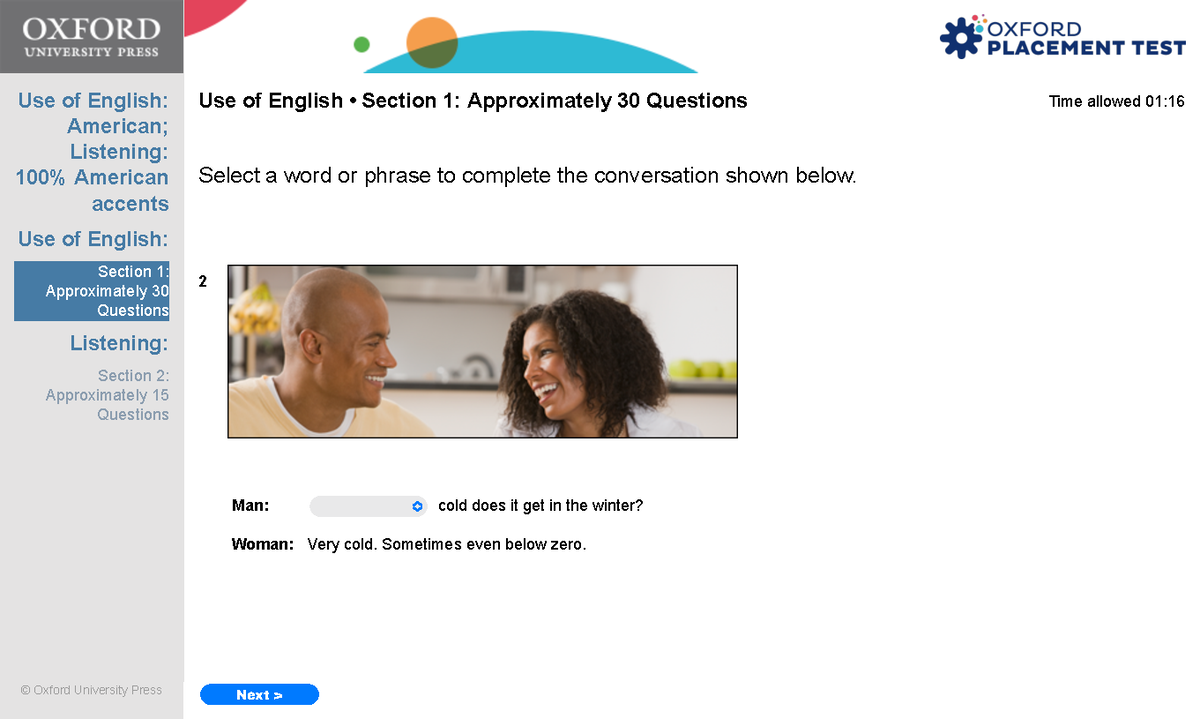 Assignment Oxford Online Placement Test - Use of English: American ...