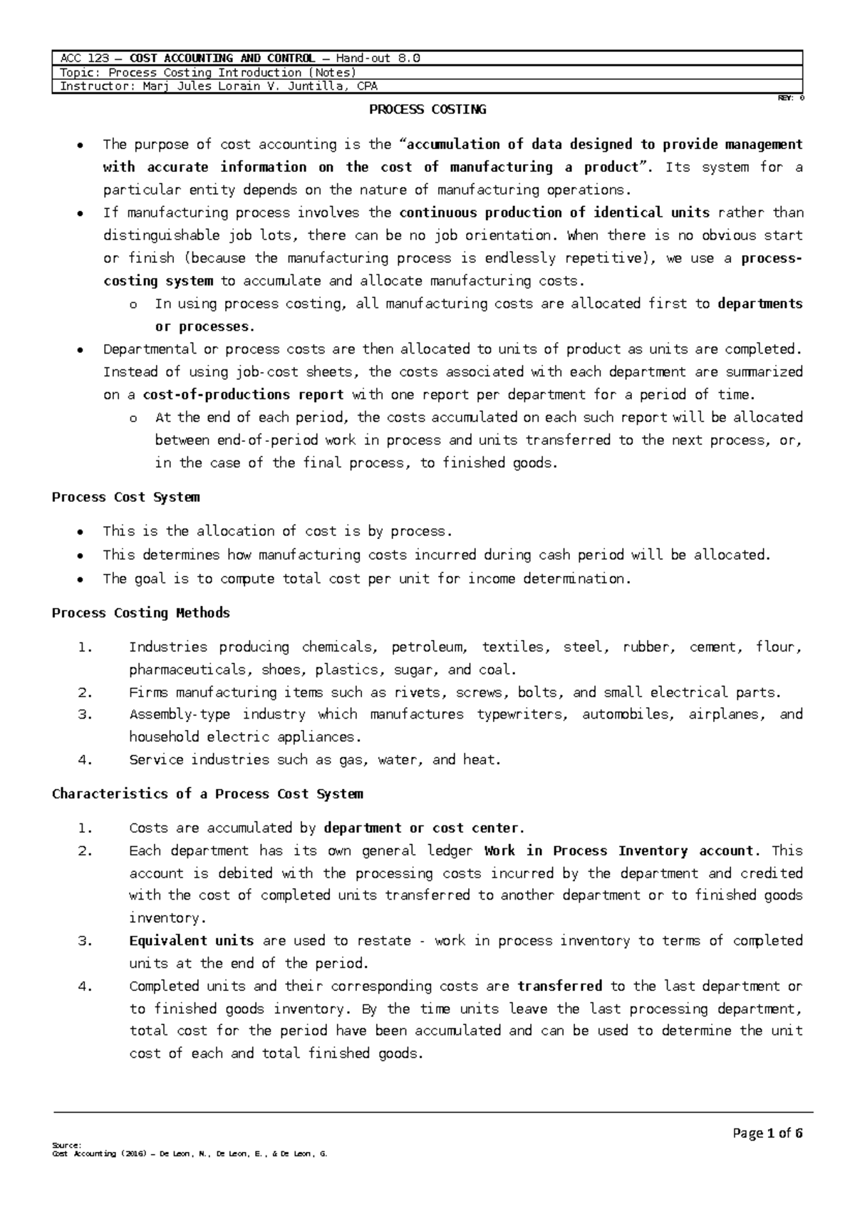 Inbound 4032056345390329034 - Topic: Process Costing Introduction ...