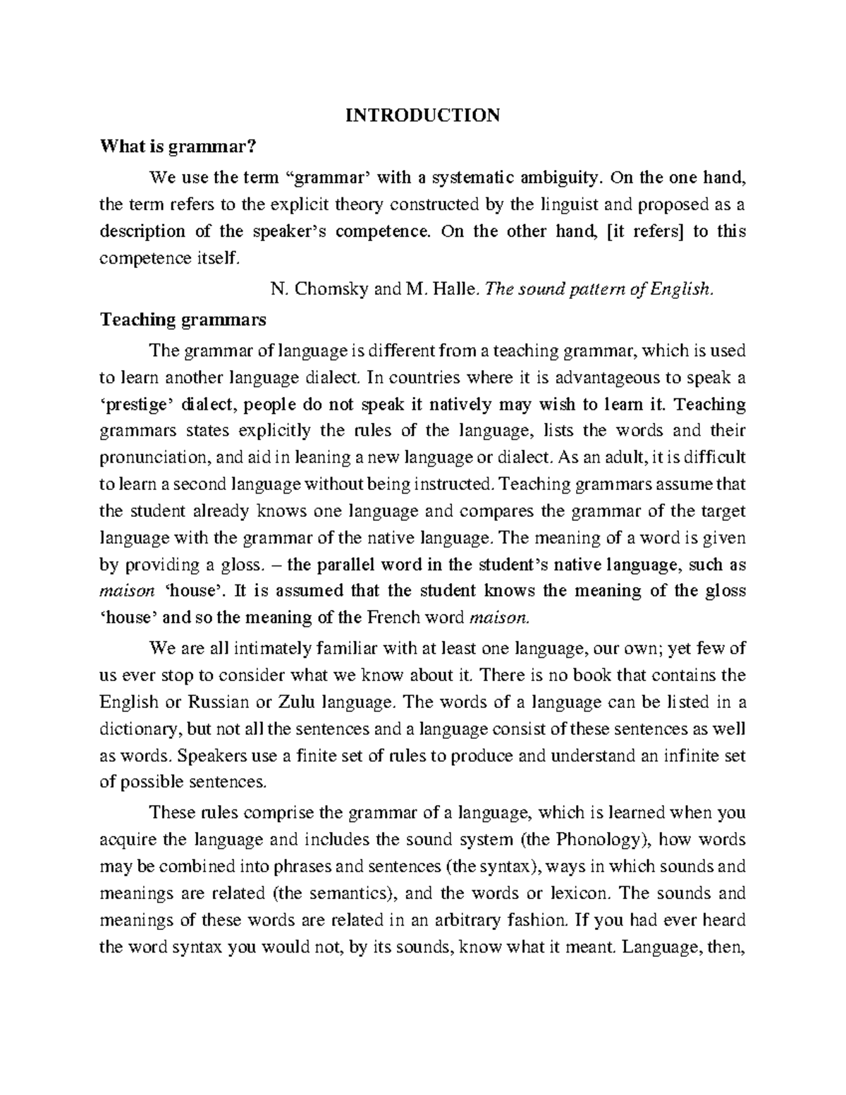 Unit 1 (coursebook) - It's useful for you to pass this subject ...