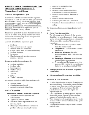 Chap-7 - IAS - CHAPTER 7 THE CONVERSION CYCLE REVIEW QUESTIONS A ...