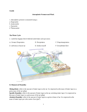 Worksheet 2 - HARPER COLLEGE GEG 111. PHYSICAL GEOGRAPHY Introduction ...