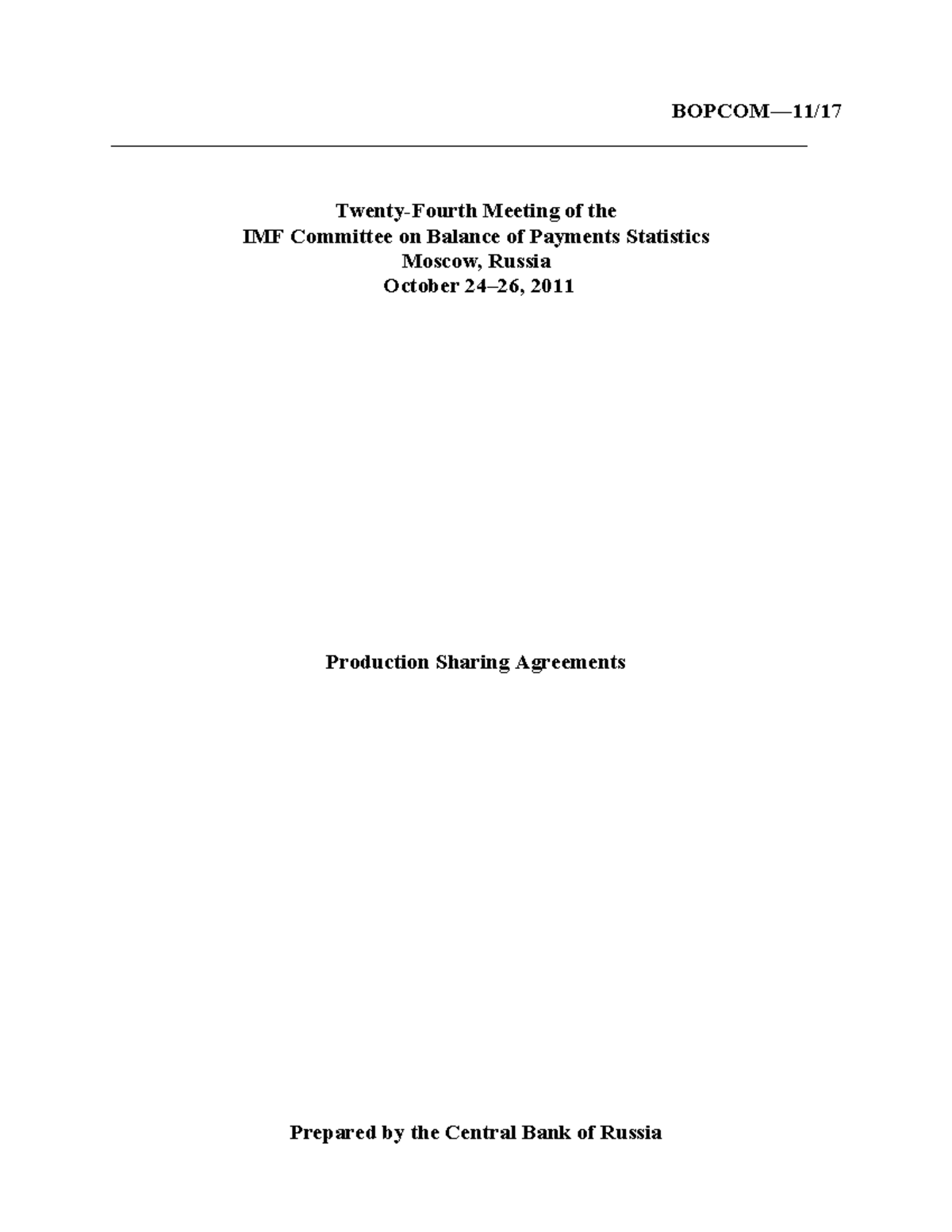 Understanding A Production Sharing Agreement - BOPCOM—11/ - Studocu