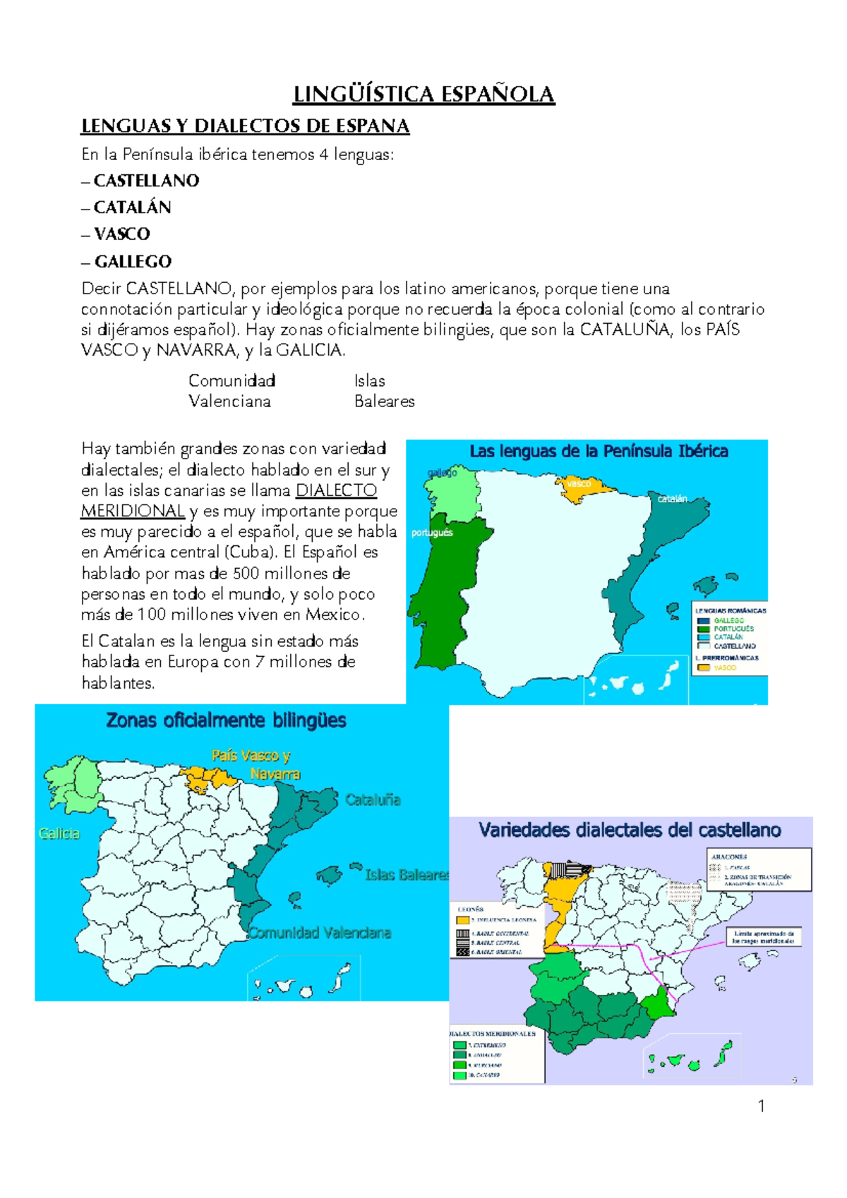 Linguistica Spagnola - morfologia fonetica storia della lingua ...