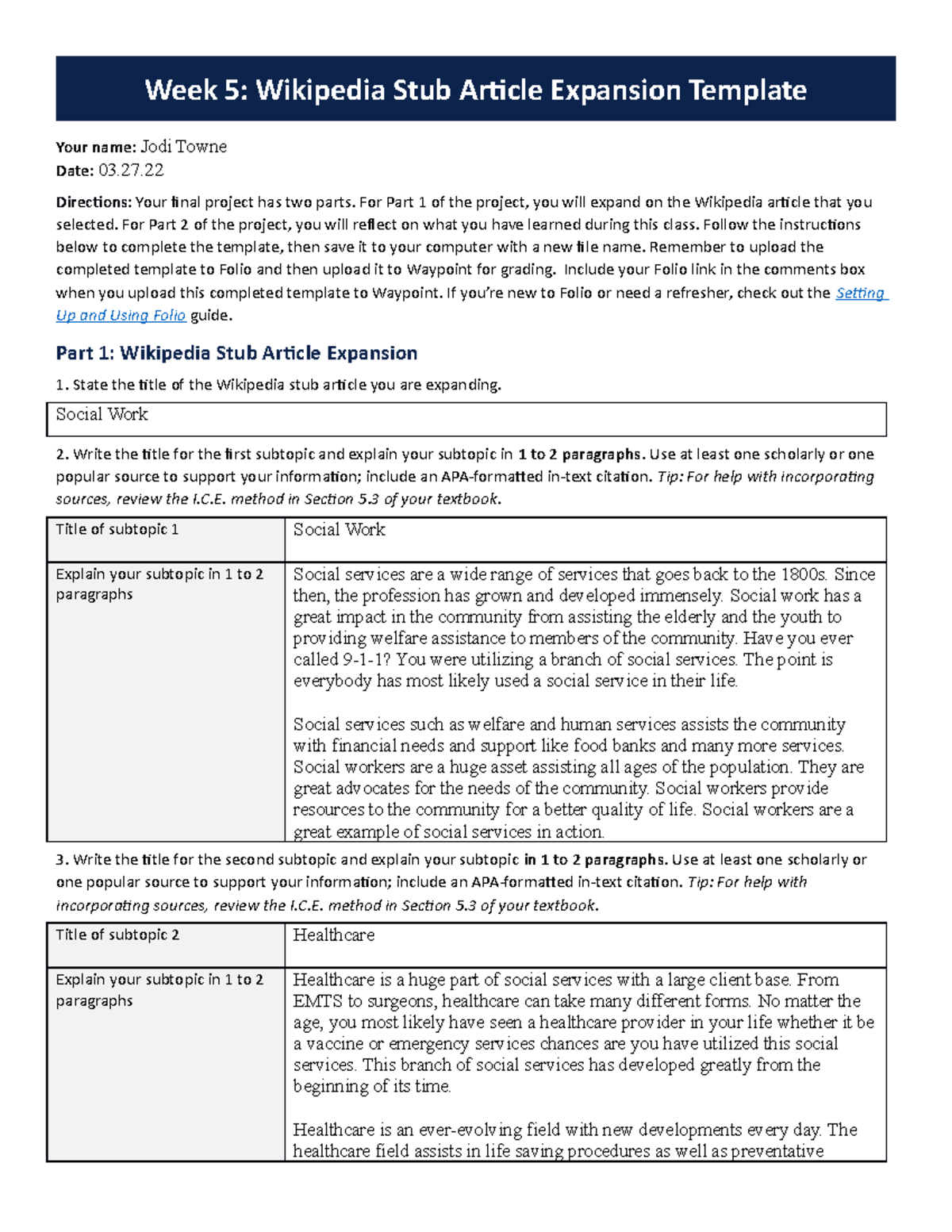 Week-5-Wikipedia-Stub-Article-Expansion-Template 8.20.21 - Your name ...