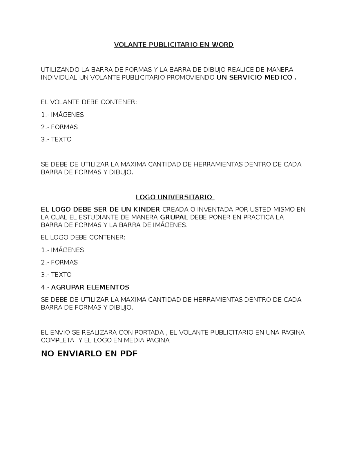 Volante Publicitario Y LOGO EN WORD - VOLANTE PUBLICITARIO EN WORD ...