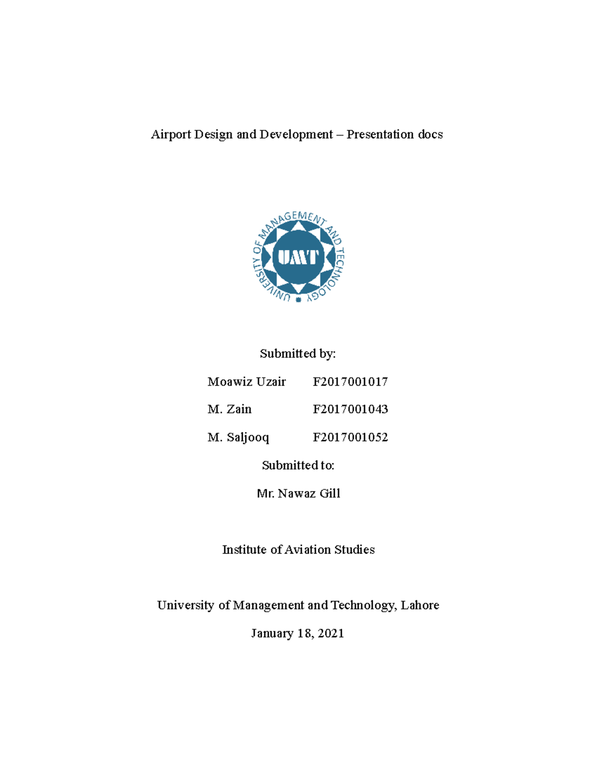 Group 6 - This is the main assignment of the project. - project ...