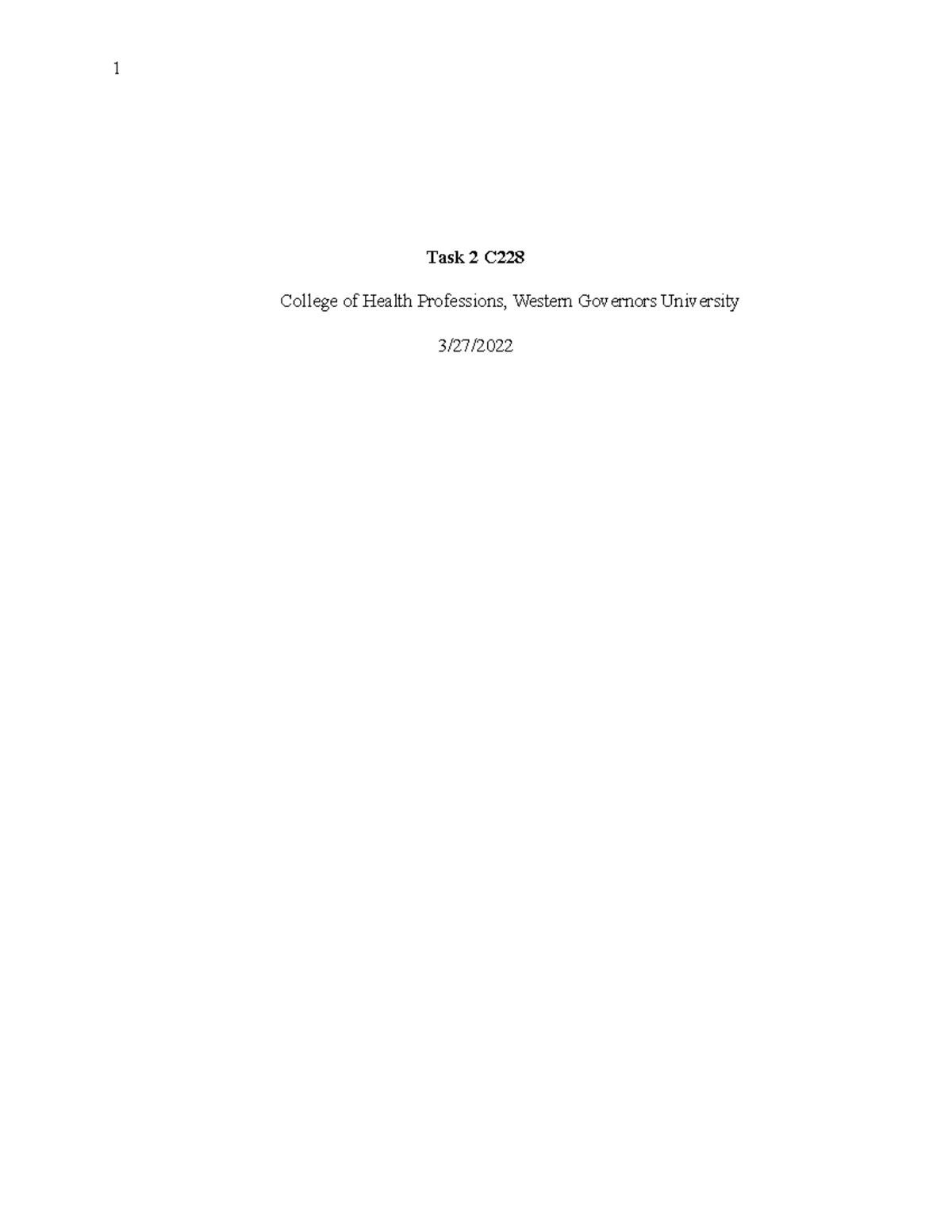 Task 2 c228.docx - passed with no revisions - Task 2 C College of ...