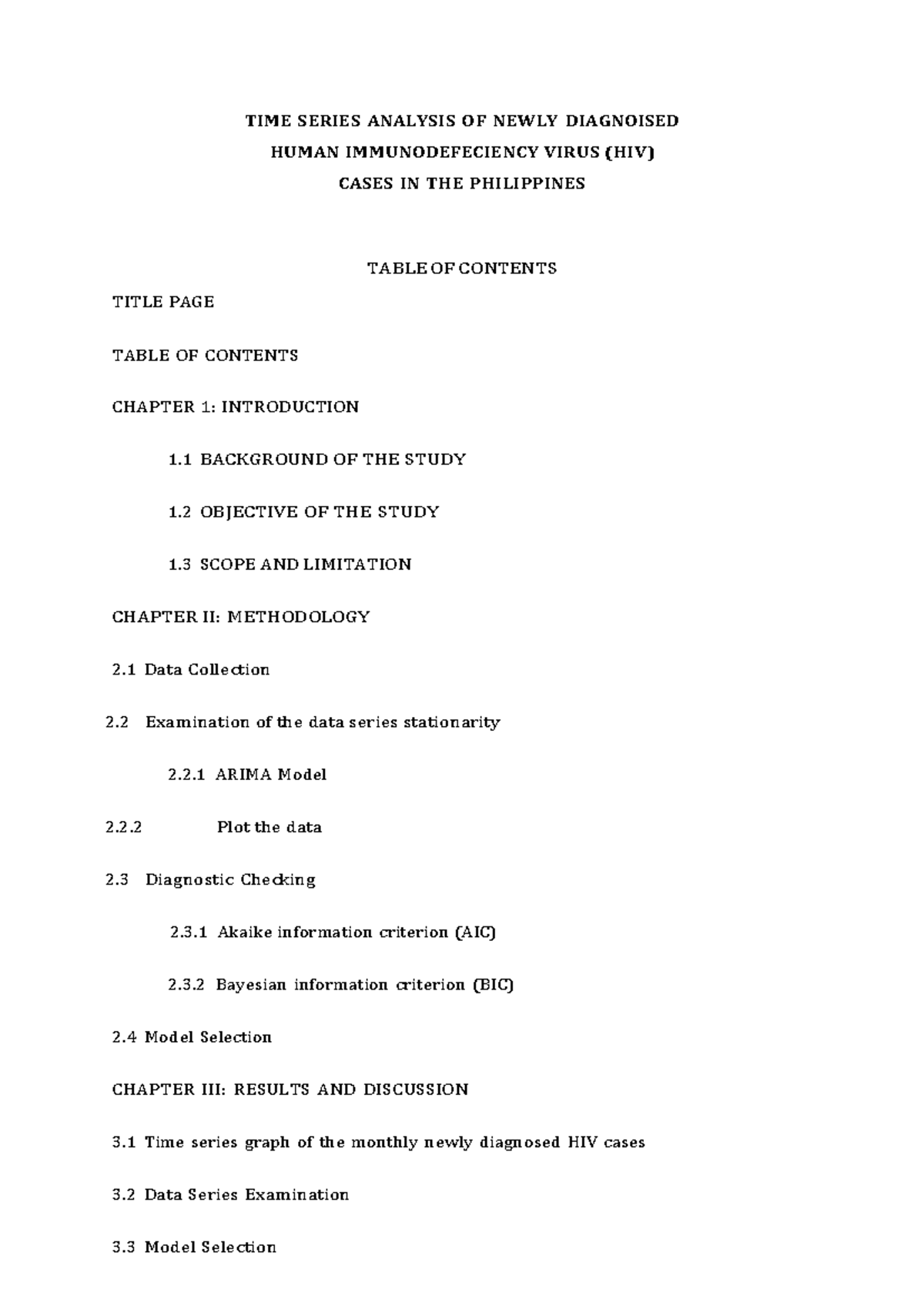 Time series 4 - study materials - TIME SERIES ANALYSIS OF NEWLY ...