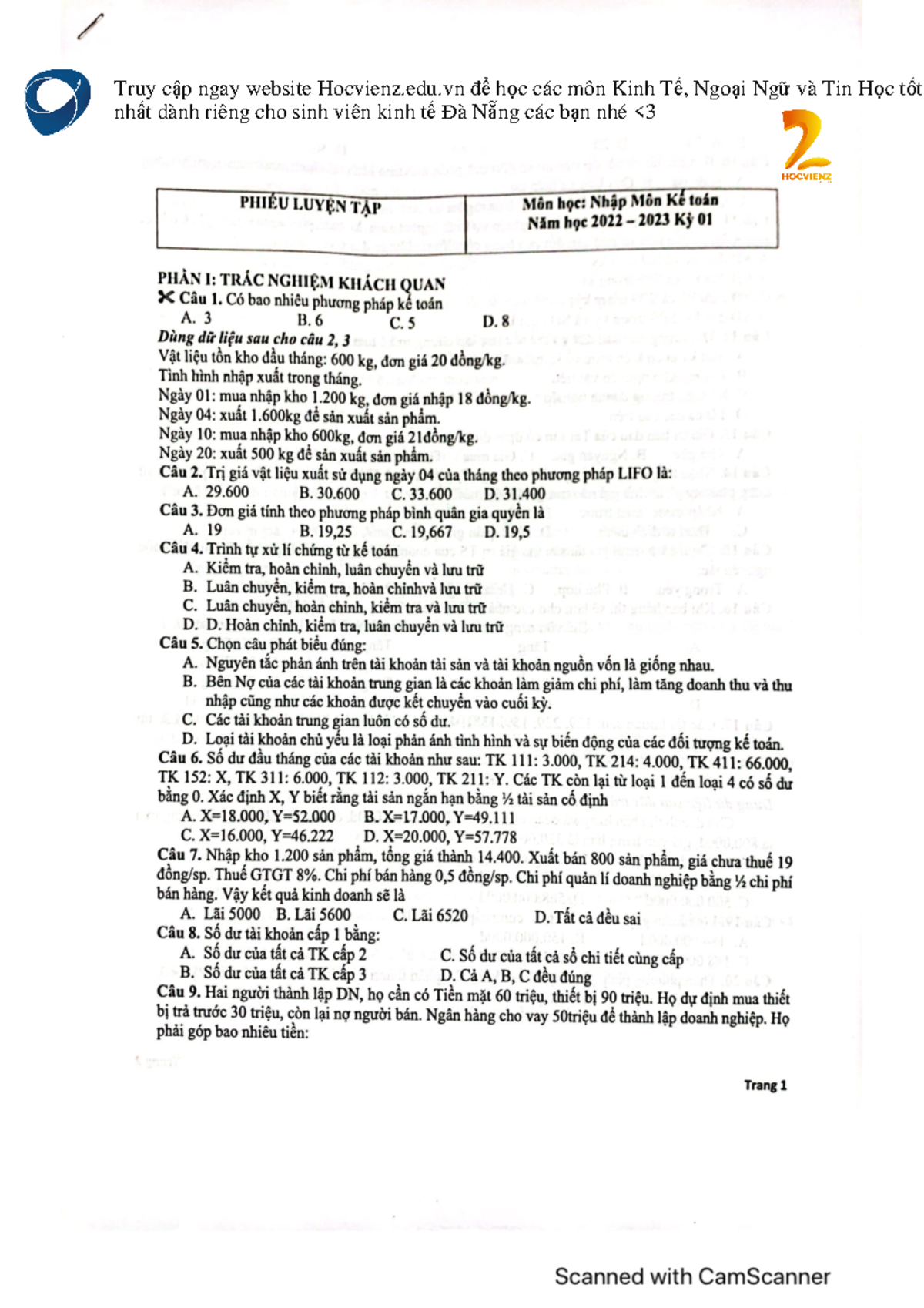 Nhap mon ke toan - giup hoc tap - kinh tế vĩ mô - Studocu