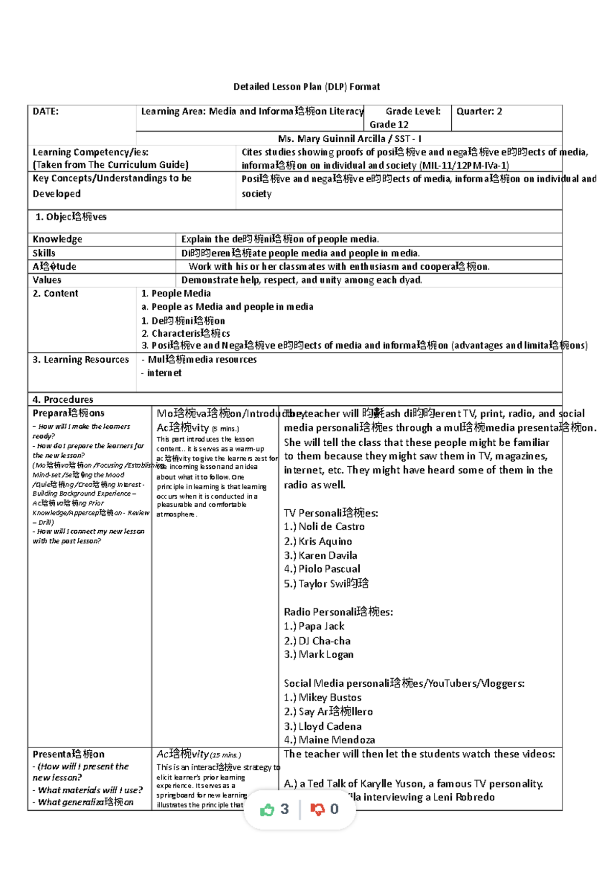 Mil-dlp-detailed-lesson-plan-in-media-and-information-literacy compress ...