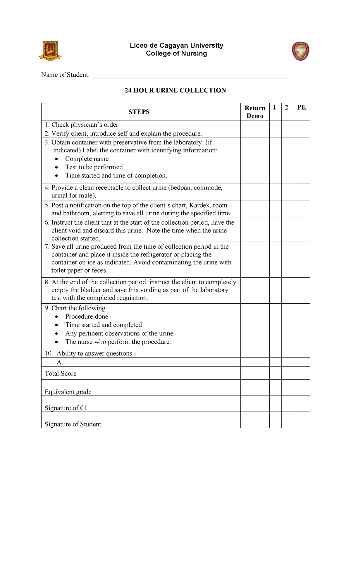 PDF docu - Journal - Liceo de Cagayan University College of Nursing ...