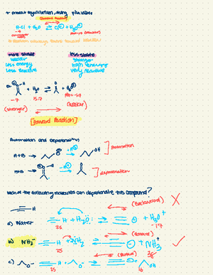 Orgo 1 2-3 - orgo 1 notes - Which forms hydrogen bonding? [ H O , H - N ...