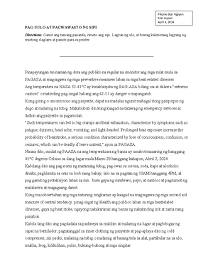 2nd summative test Em Tech - Name ...