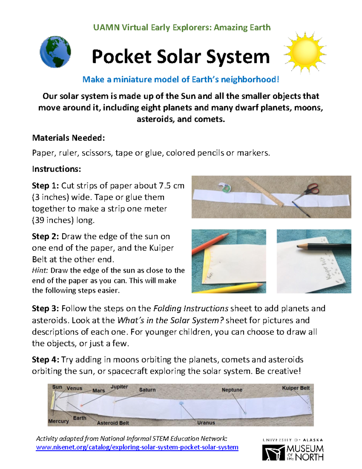 Pocket Solar System - idk - Pocket Solar System Make a miniature model ...