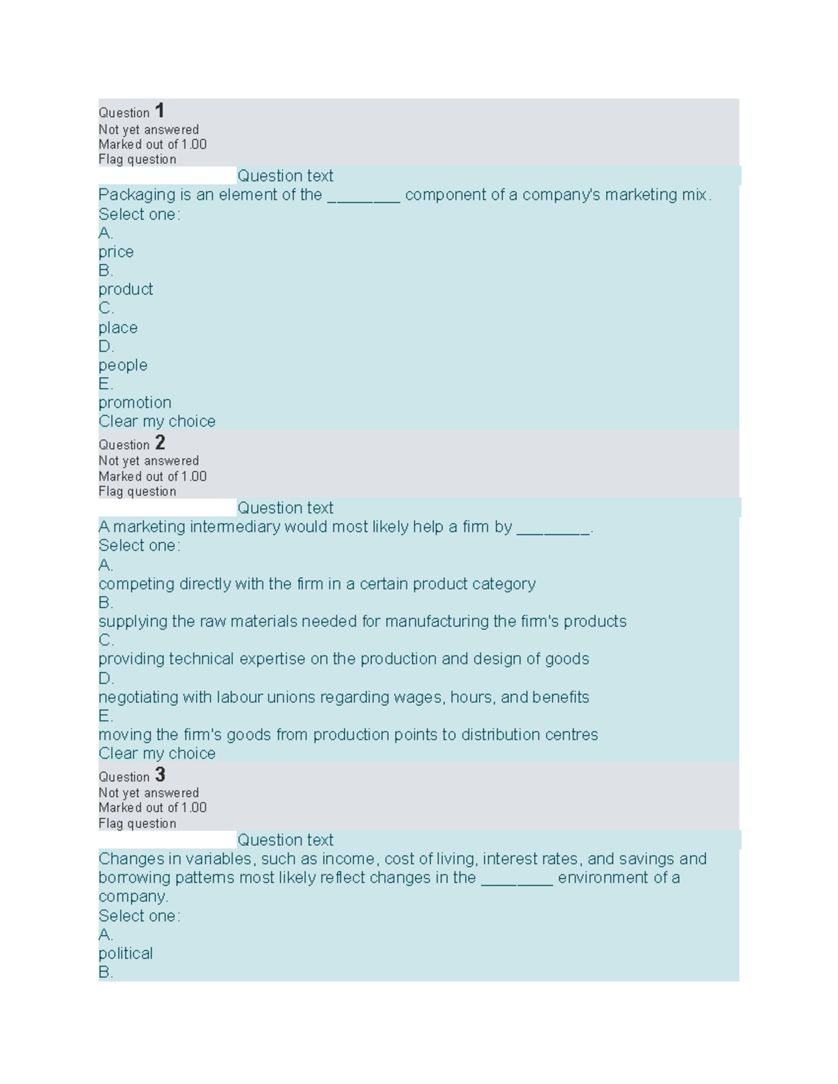 S2 quiz mark201 - quiz s2 - Question 1 Not yet answered Marked out of 1 ...