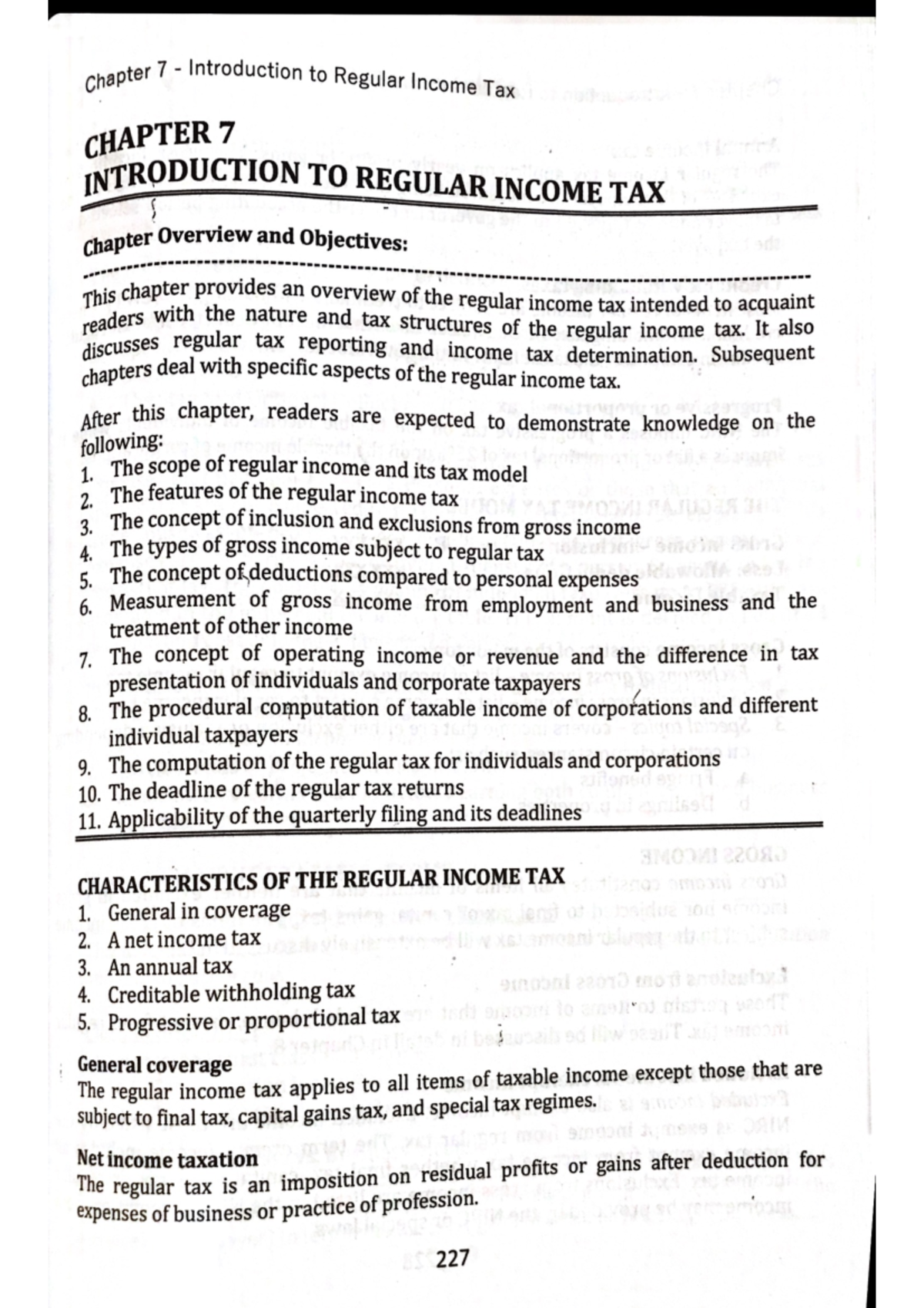 Copy of chapter 7 - Accounting - Chapter 7 Introduction to Regular ...