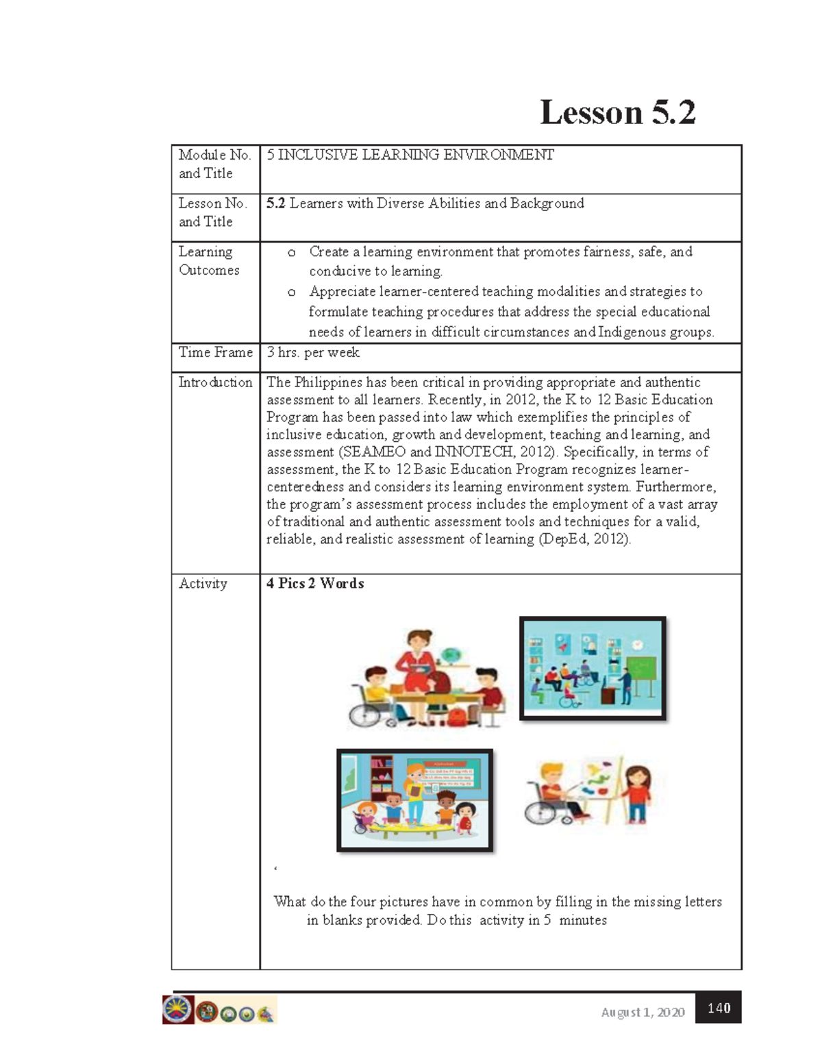 Module - 16 2021 Notes - Engineering Facilitating Learner Centered ...