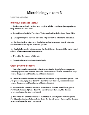 Lab Packet 4 - micro lab - Microbiology Lab Packet # 4 Think of these lab packets as homework ...