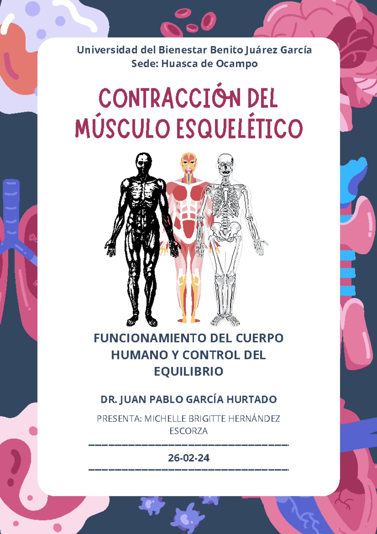 Resumén E Infografía DEL Funcionamiento DEL Cuerpo Humano Y Control DEL Equilibrio - CONTRACCIÓN ...