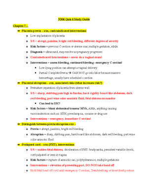 OB - notes - W e s t C o a s t U n i v e r s i t y Page 1 Week 1 Pre ...