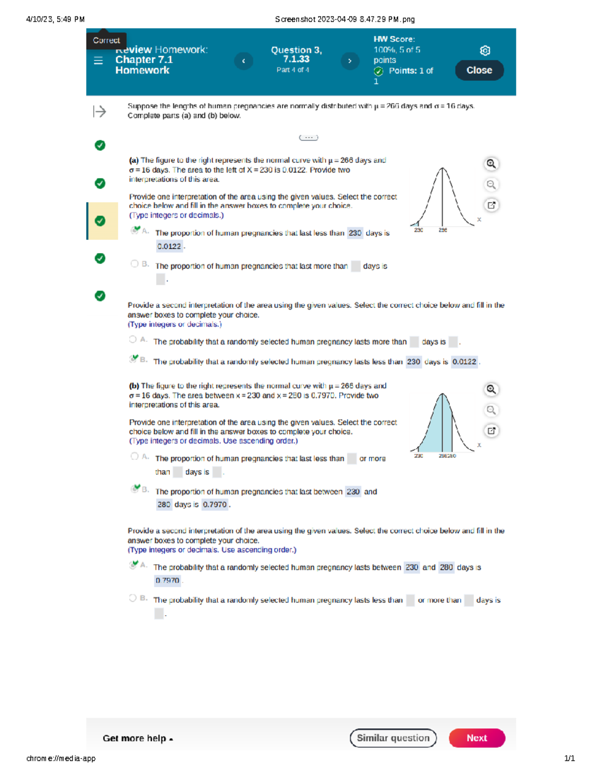 7.1 Normal Probability Distribution - MATH 1342 - 4/10/23, 5:49 PM ...