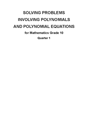 CO Math10 Q2 Module 5 - good - Mathematics Quarter 2 – Module 5 ...