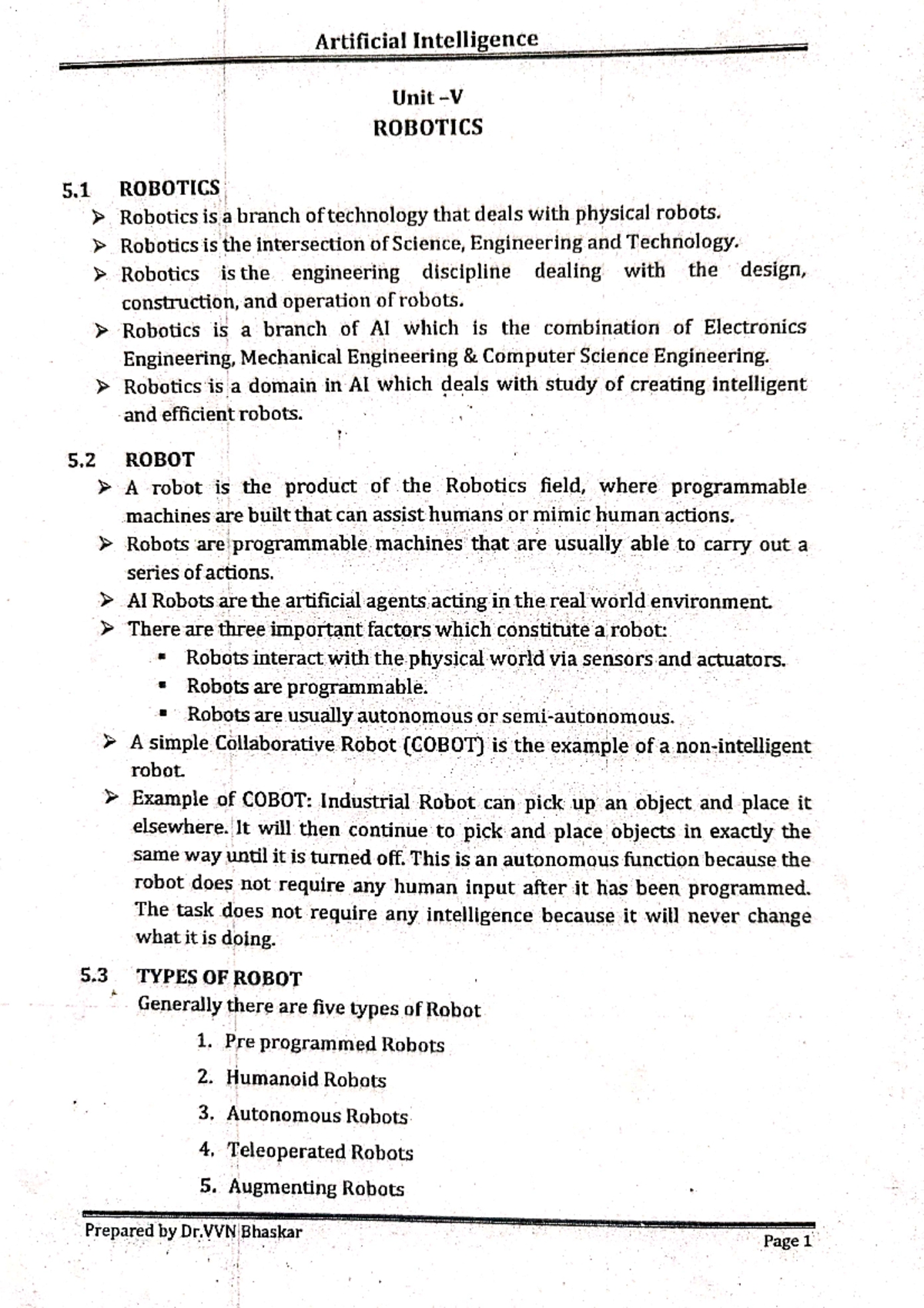 Doc Scanner 27-Oct-2024 12-32 pm - Unit ROBOTICS 5 ROBOTICS. Robotics isa branch of technology ...