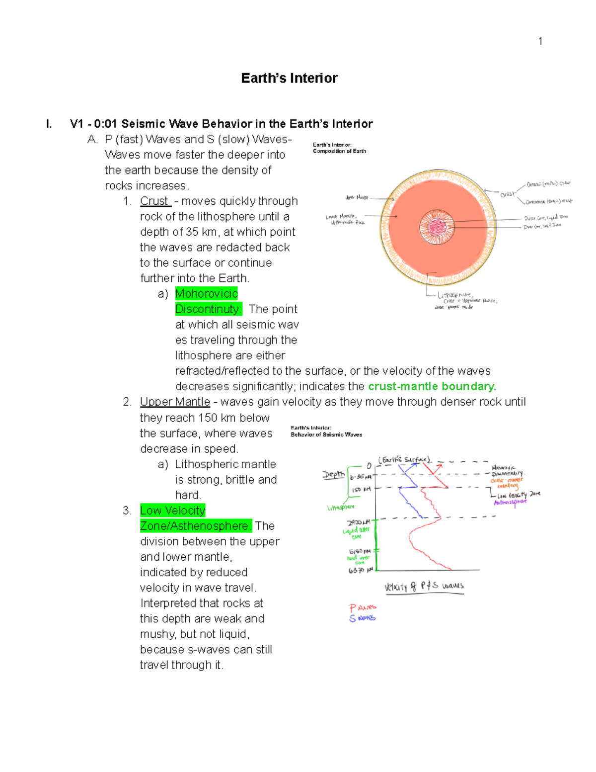 Physical Geology: Earth's Interior - Earth’s Interior I. V1 - 0:01 ...