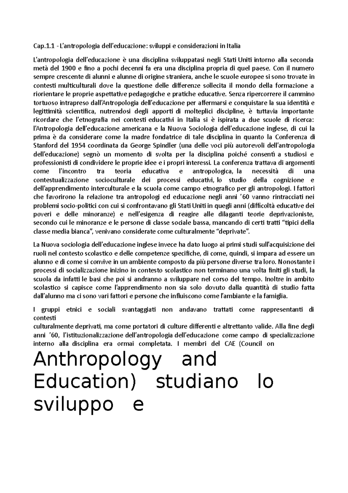 Cap 1 2 tesi - capitolo antropologia culturale rom nellla scuola ...