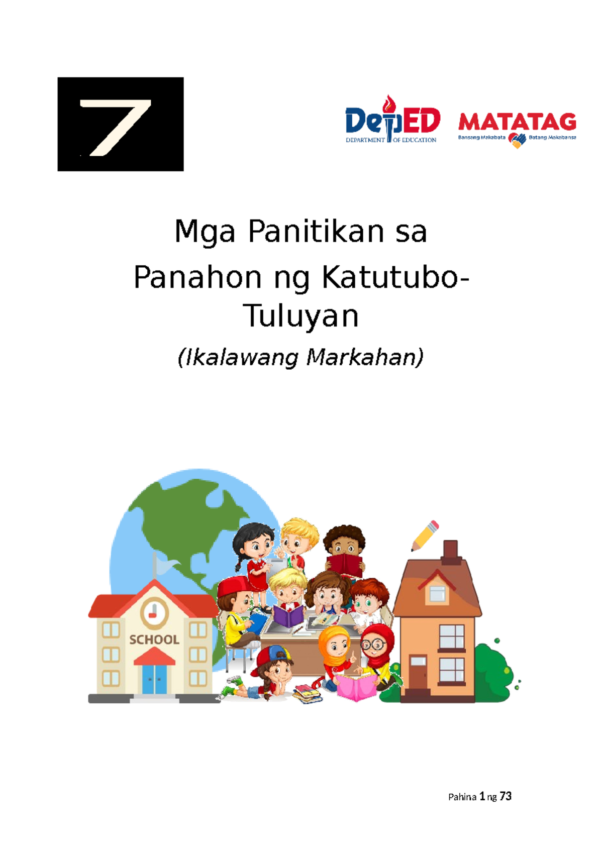 Module Filipino 7 Quarter 2 - Mga Panitikan sa Panahon ng Katutubo ...