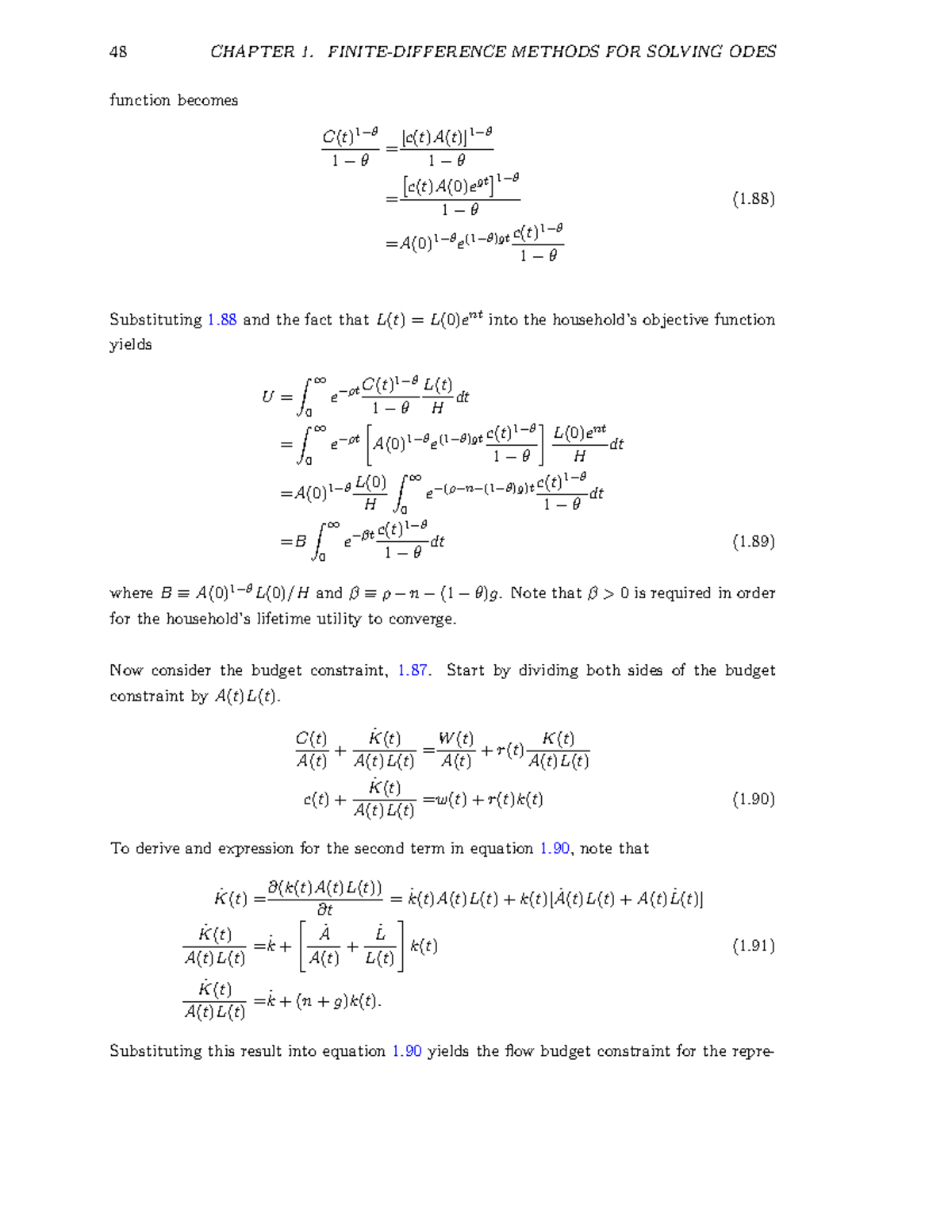 Essays in Computational 17 - 48 CHAPTER 1. FINITE-DIFFERENCE METHODS FOR SOLVING ODES function ...