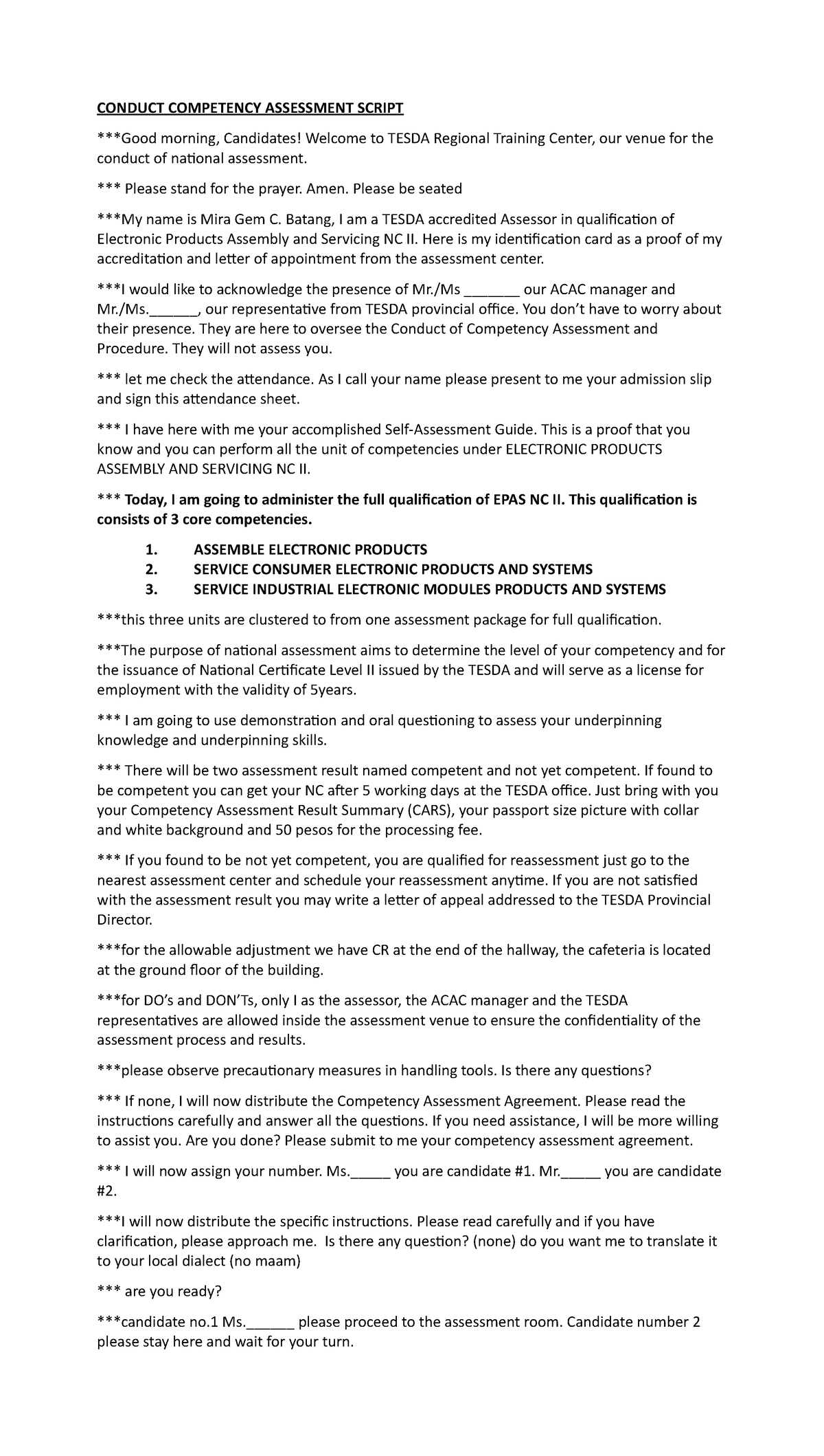 Orca share media 1670309771478 7005786955753118120 - CONDUCT COMPETENCY ...