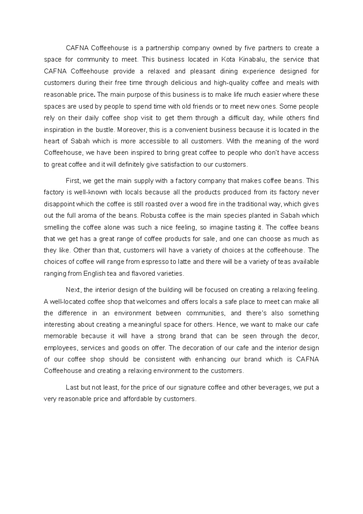 Company Background - this is both for bmc and business plan report, ent ...