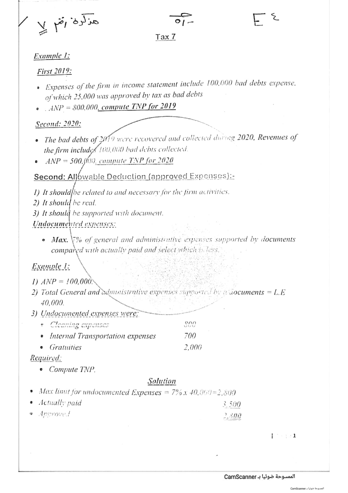 Tax 7 - tax accounting - Accounting - Studocu