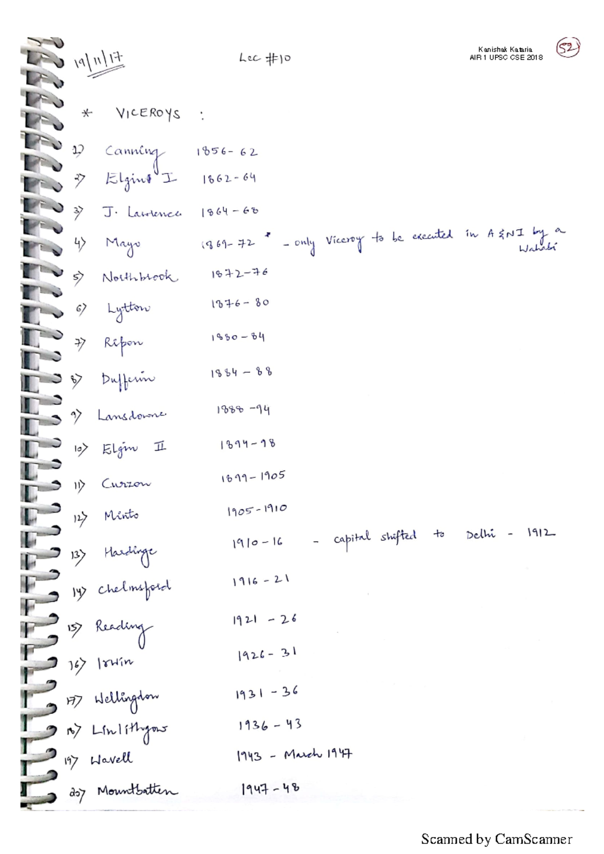 Lec 10 - general notes - General Knowledge - Studocu