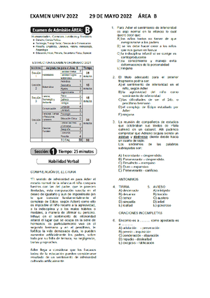 Resolucion Primer Examen ENAM Extraordinario 2022 - Examen Nacional de ...