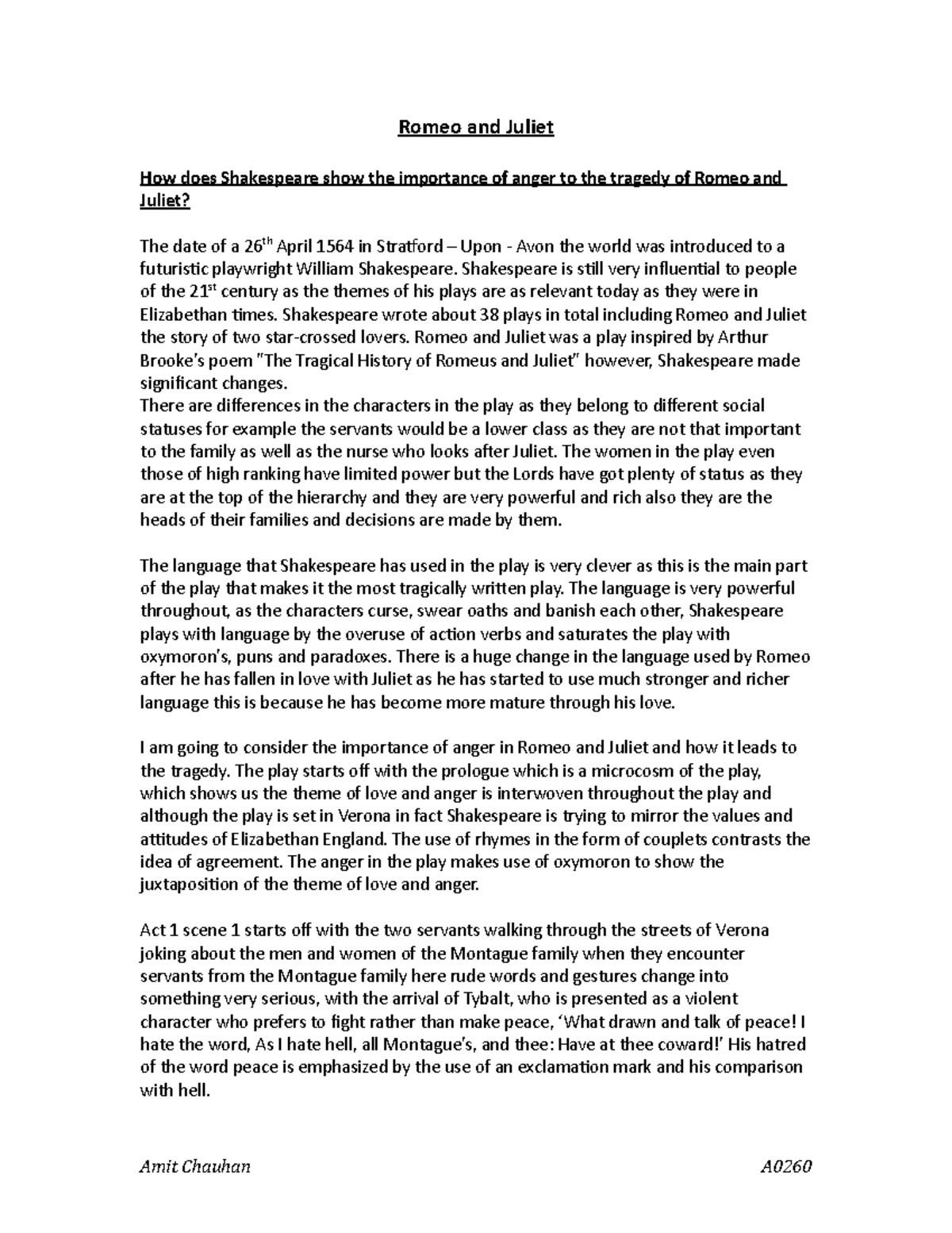 Romeo and Juliet - Shakespeare is still very influential to people of ...