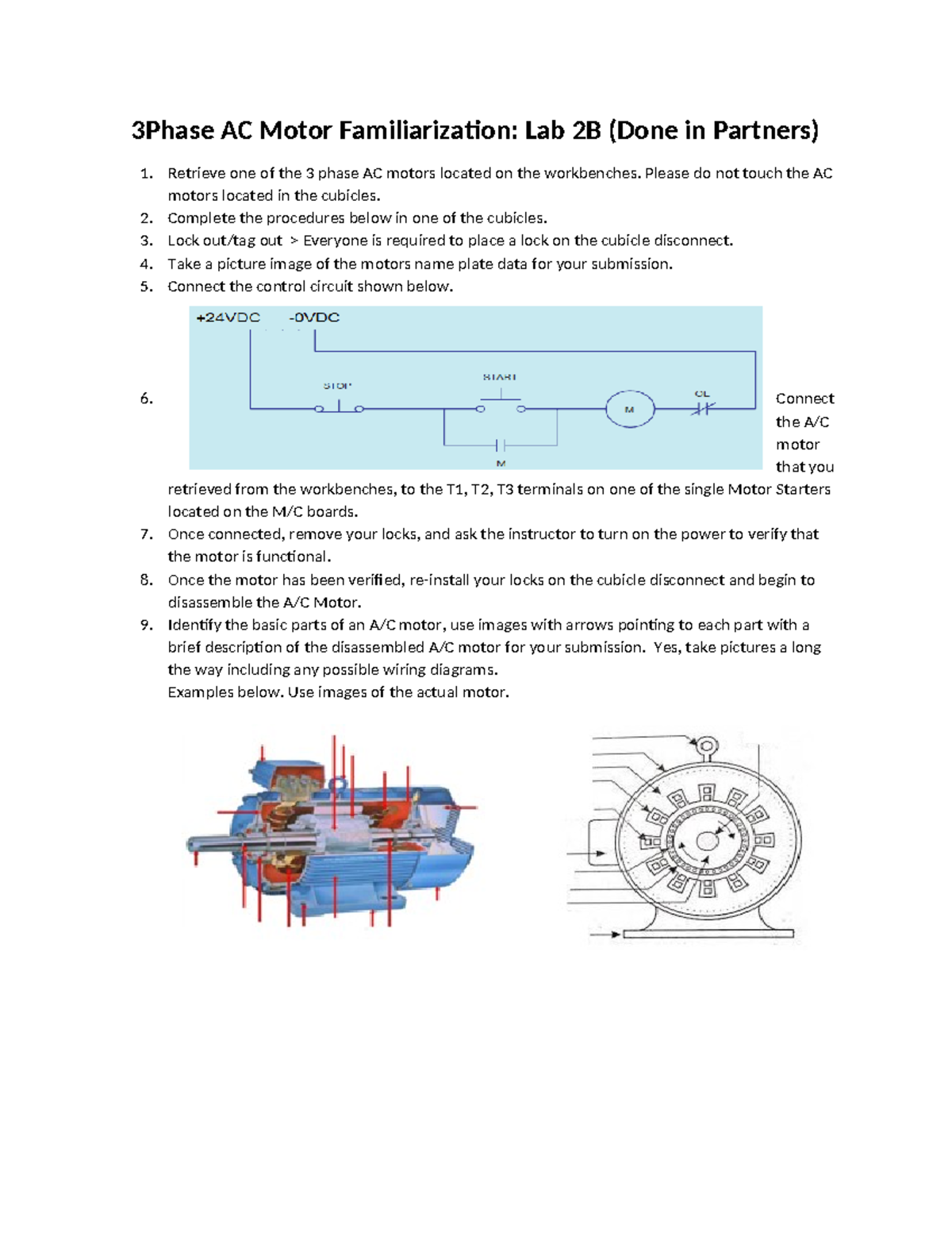 AC Motors and how they work - 3Phase AC Motor Familiarization: Lab 2B ...