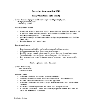 UGRD-CPE6300 Microprocessors and Microcontroller System Prelim to Final Quizzes With Prelim and ...