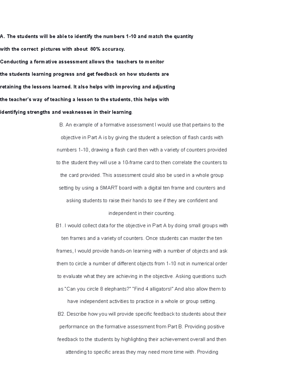 DIM4 Task 1 - n/a - A. The students will be able to identify the ...