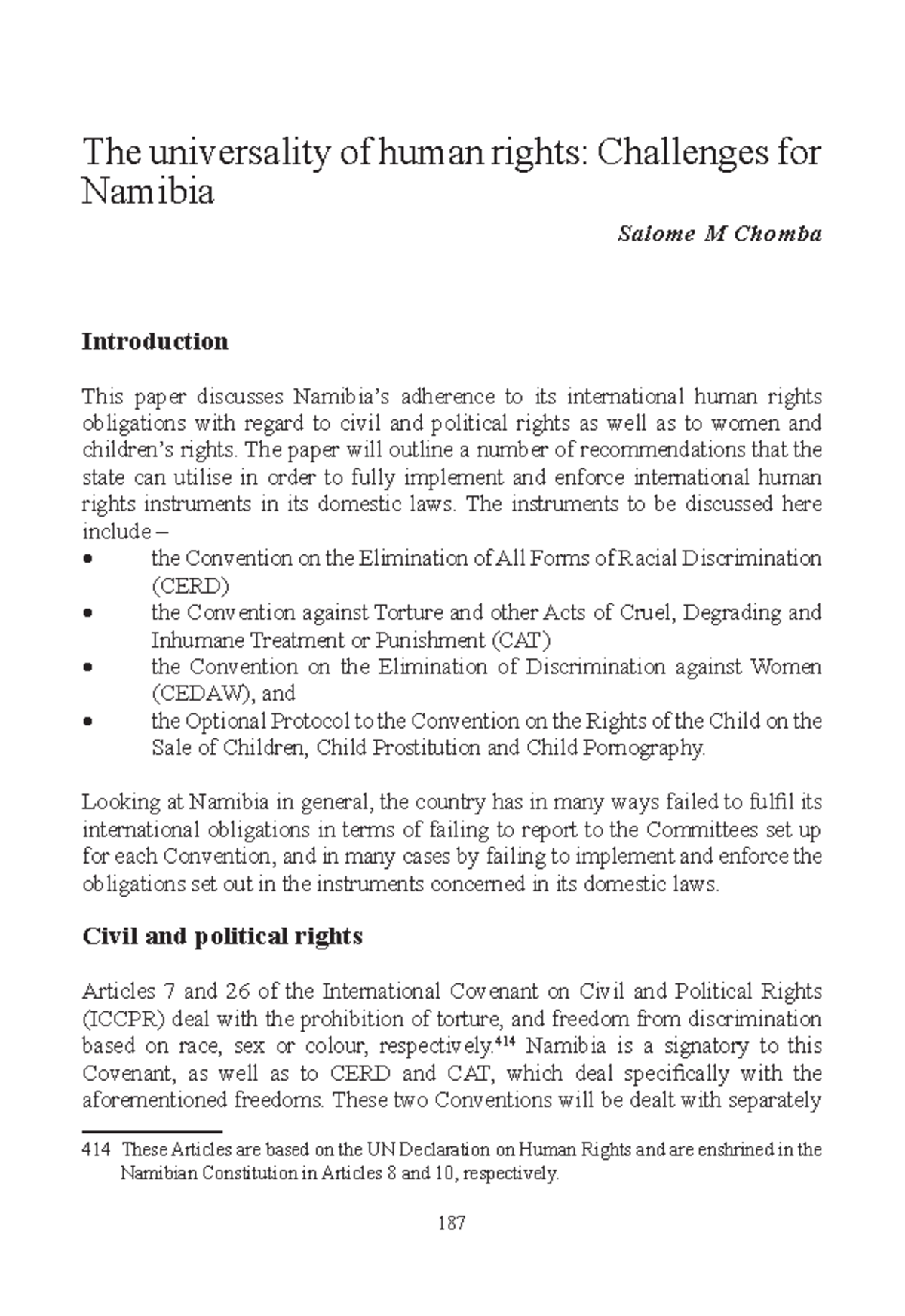 Get file 2 - Notes - The universality of human rights: Challenges for ...