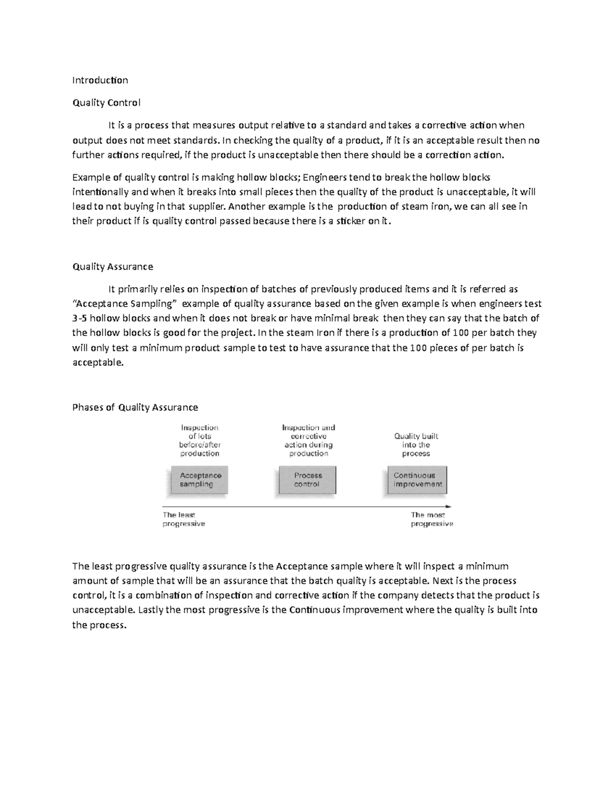 Inbound 72634499635449397 - Introduction Quality Control It is a ...