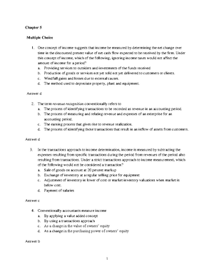 Chapter 4 - Chapter 4 Multiple Choice Which of the following research ...