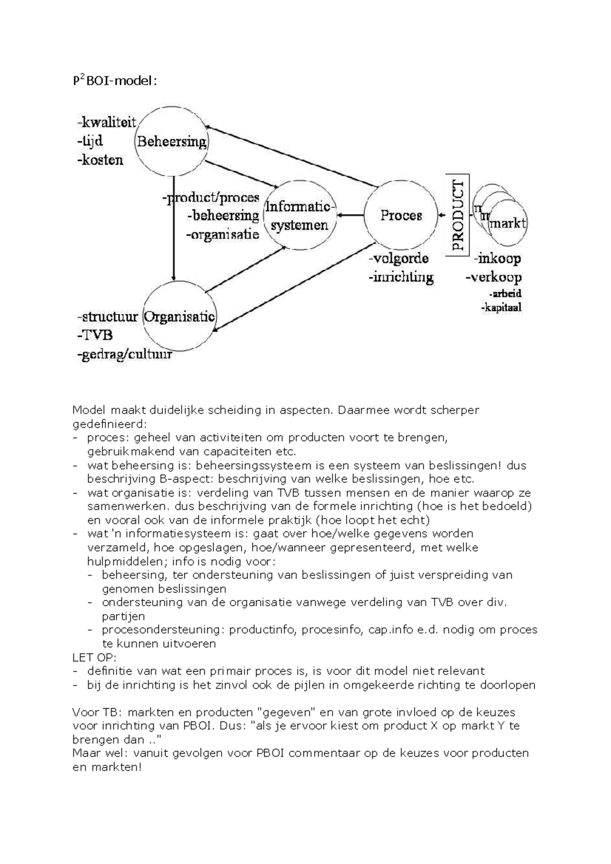 P2BOI studiedag - P 2 BOI-model: Model maakt duidelijke scheiding in ...