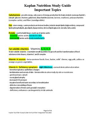 Kaplan Basic Care and Comfort Test Guide Study Facts wo Highlights - A ...