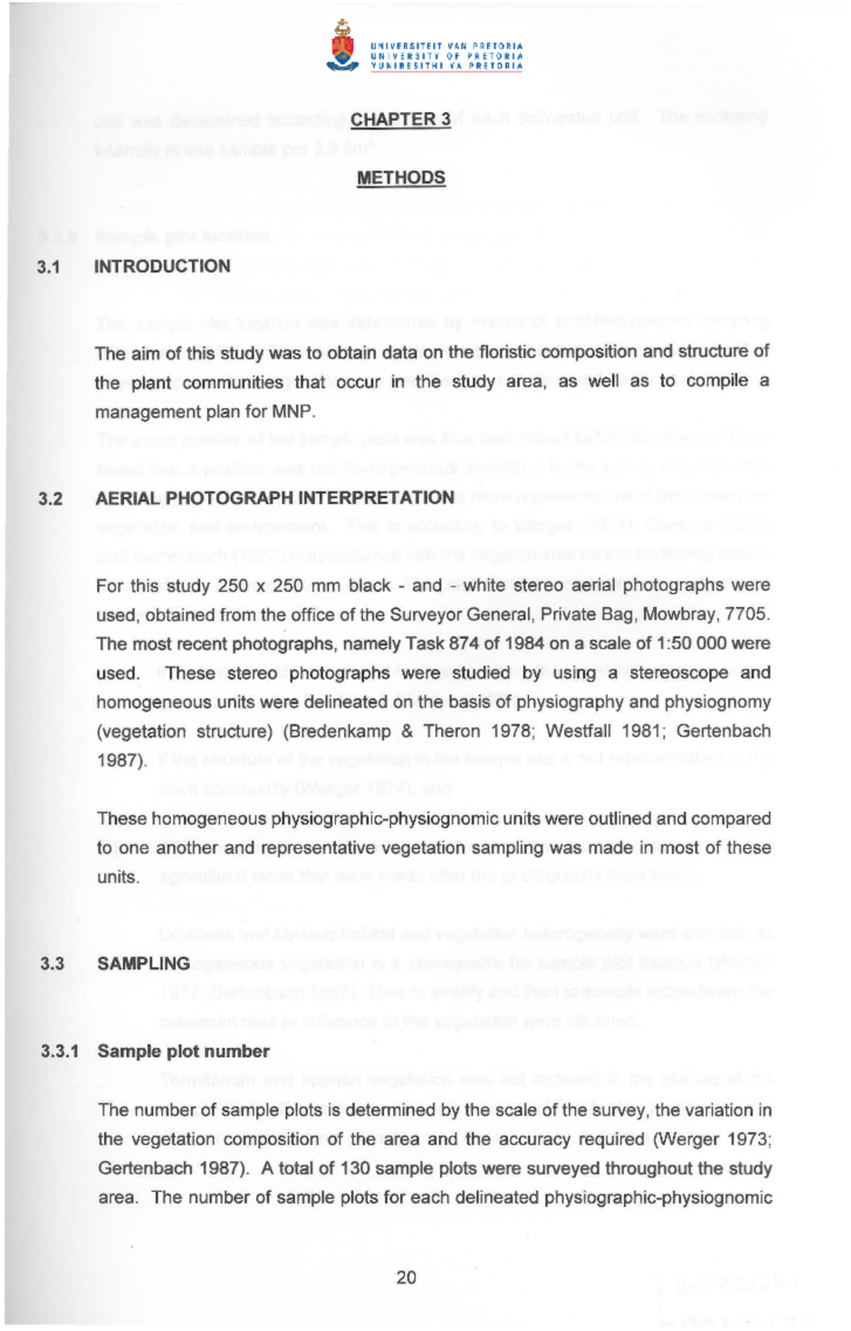 03chapter 3 - good - CHAPTER 3 METHODS 3 INTRODUCTION The aim of this ...